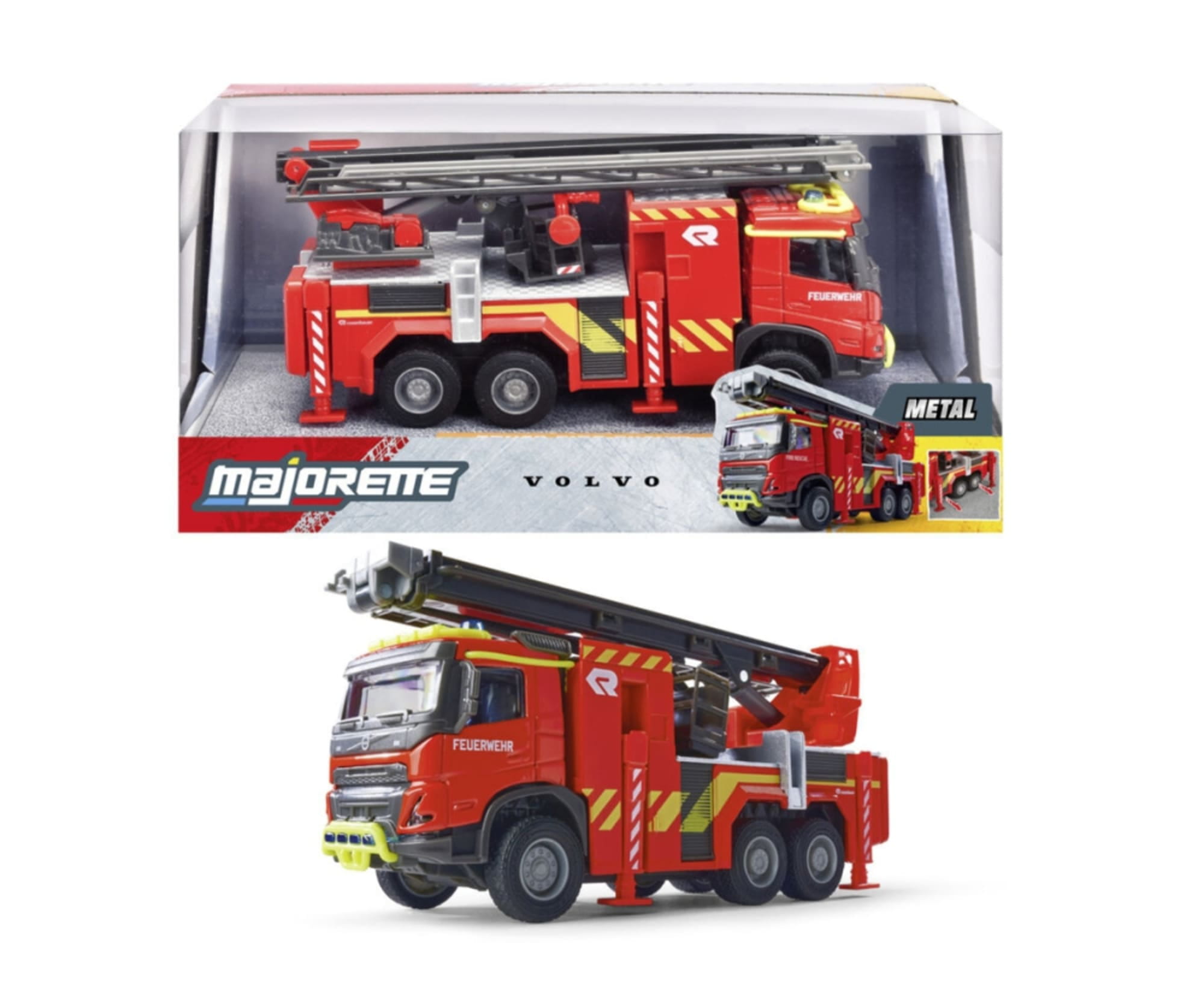Majorette Volvo FMX Truck Fire Engine