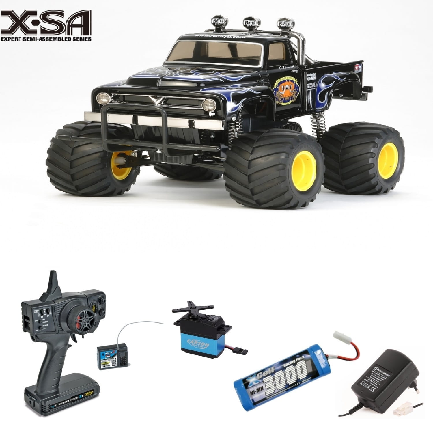 Tamiya 1:12 RC Monstertruck X-SA Midnight Pu