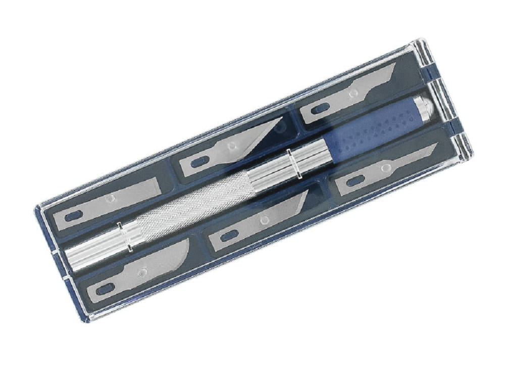 Krick Messer #1 Softgrip mit Magnet + 6 Klingen