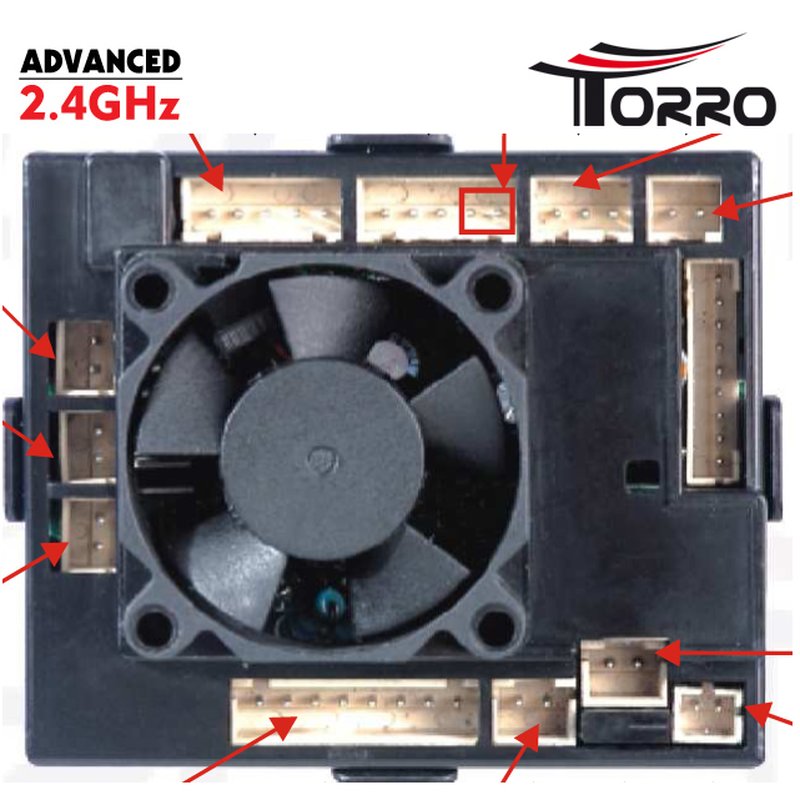 Torro PLATINE FAHRTENREGLER 2.4 GHz FÜR HENG