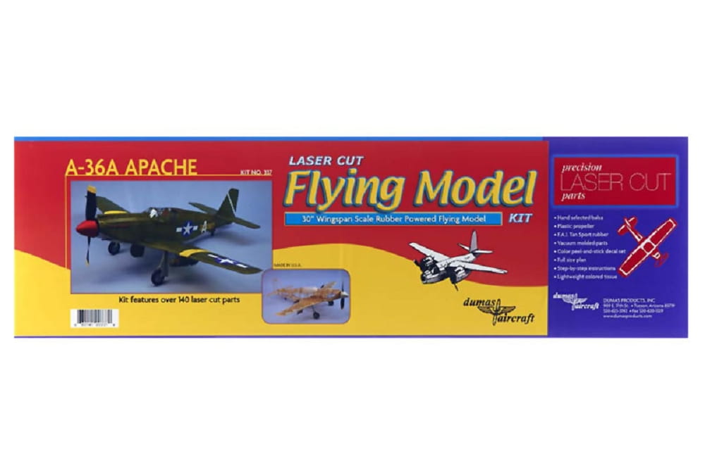 Dumas Aircraft A36A Apache Lasercut Balsabau