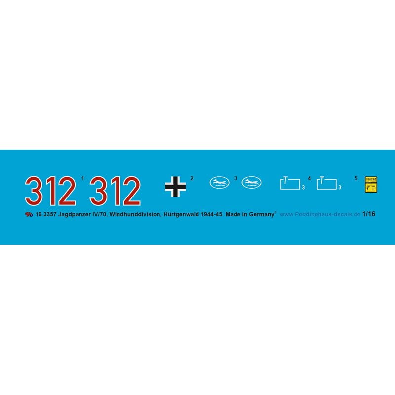 Torro Jagdpanzer IV/70 , Windhunddivision Hü