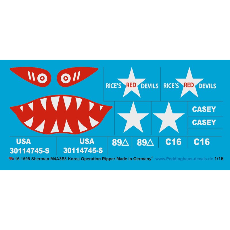 Torro Sherman M4A3E8 Korea Operation Ripper