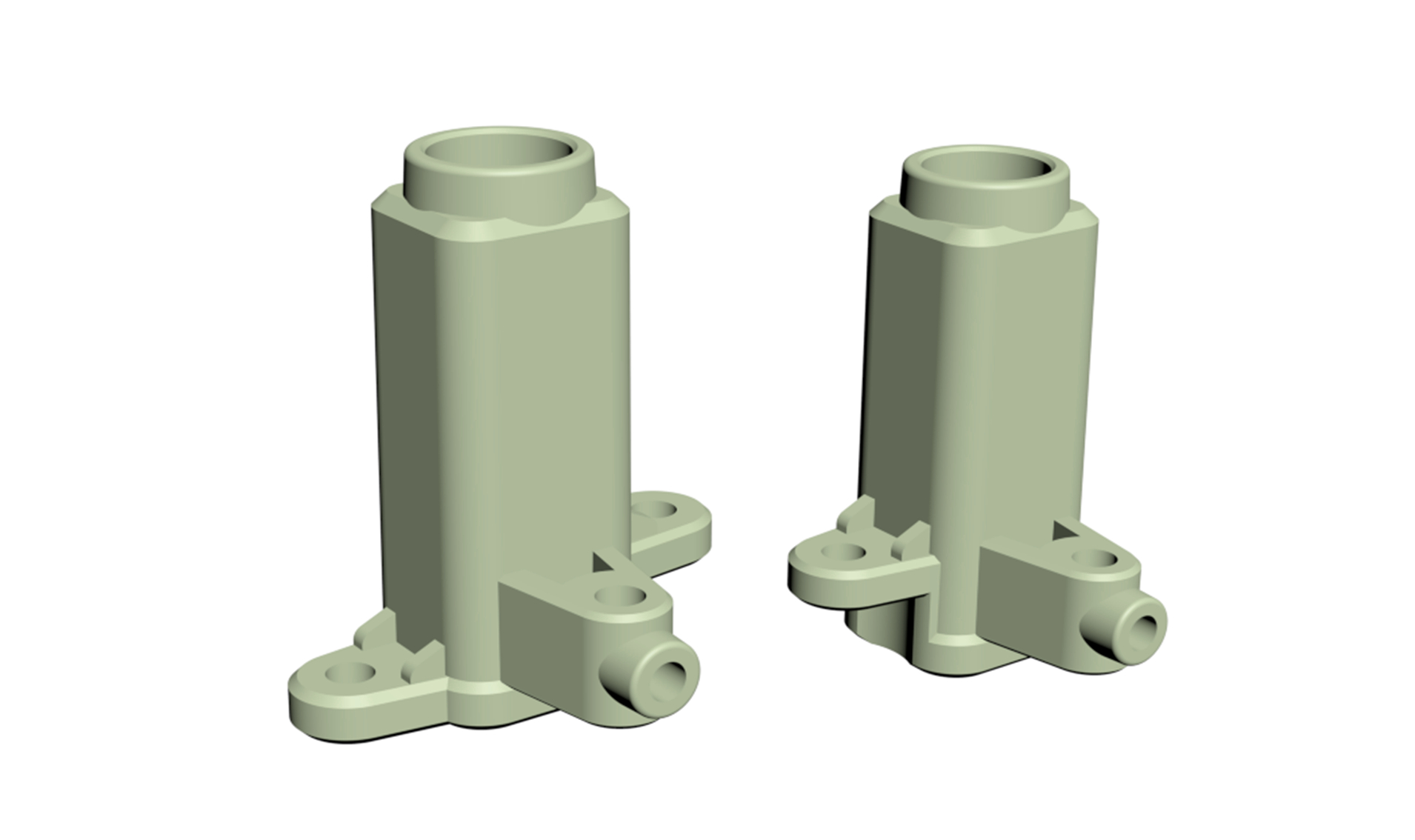 Amewi Achsverbindungssockel L & R für 8x8 Tr