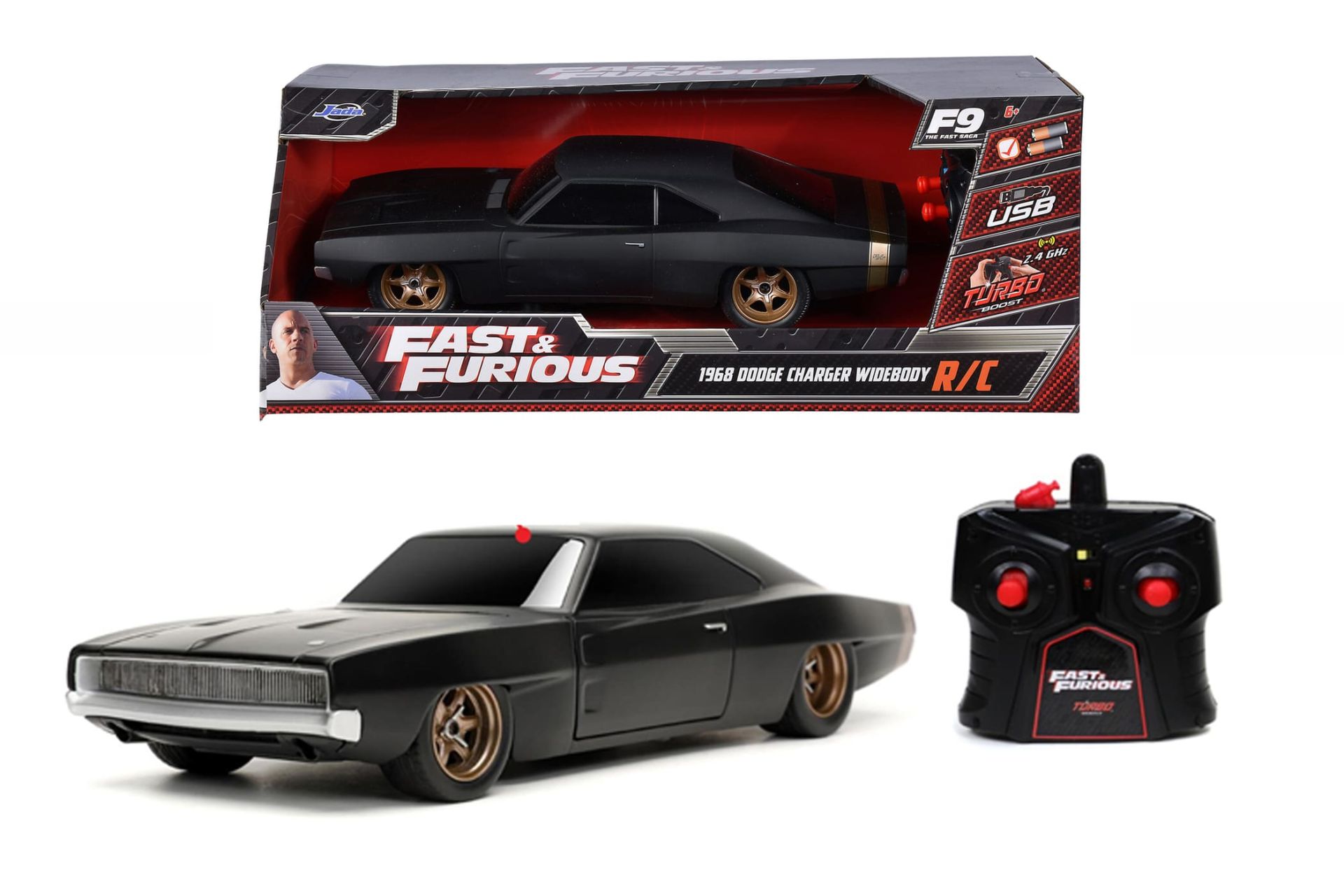 Jada RC Dom’s Dodge Charger 1:16 Fast & Furious - USB