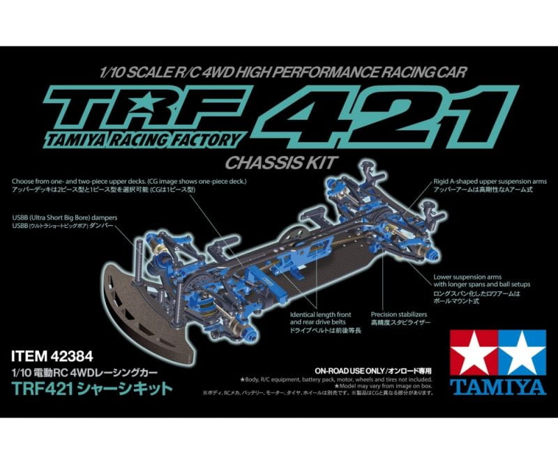 Tamiya RC TRF421 Chassis Kit 1:10 Bausatz