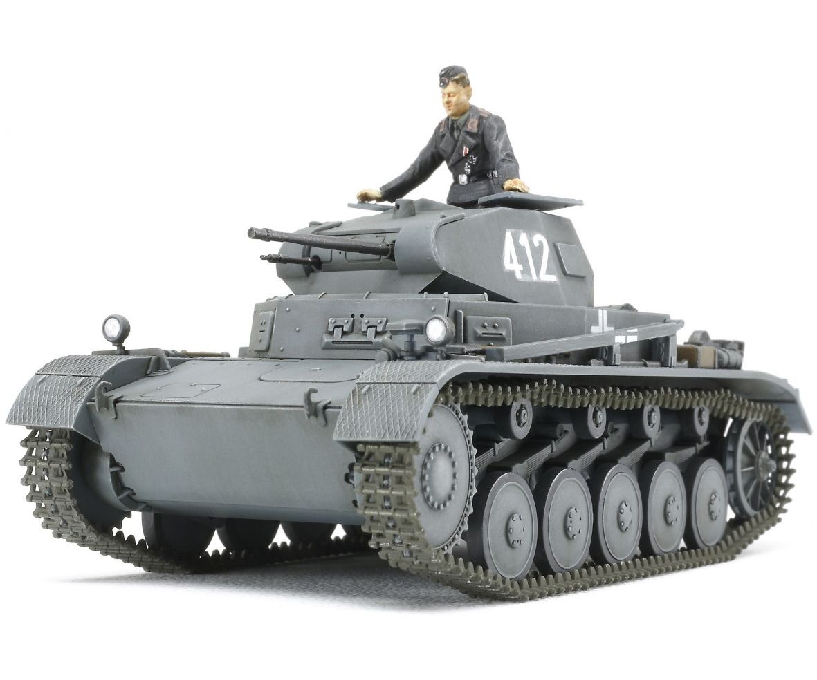 Tamiya 1:48 Deutscher Panzer II Ausf. A/B/C Modellbausatz
