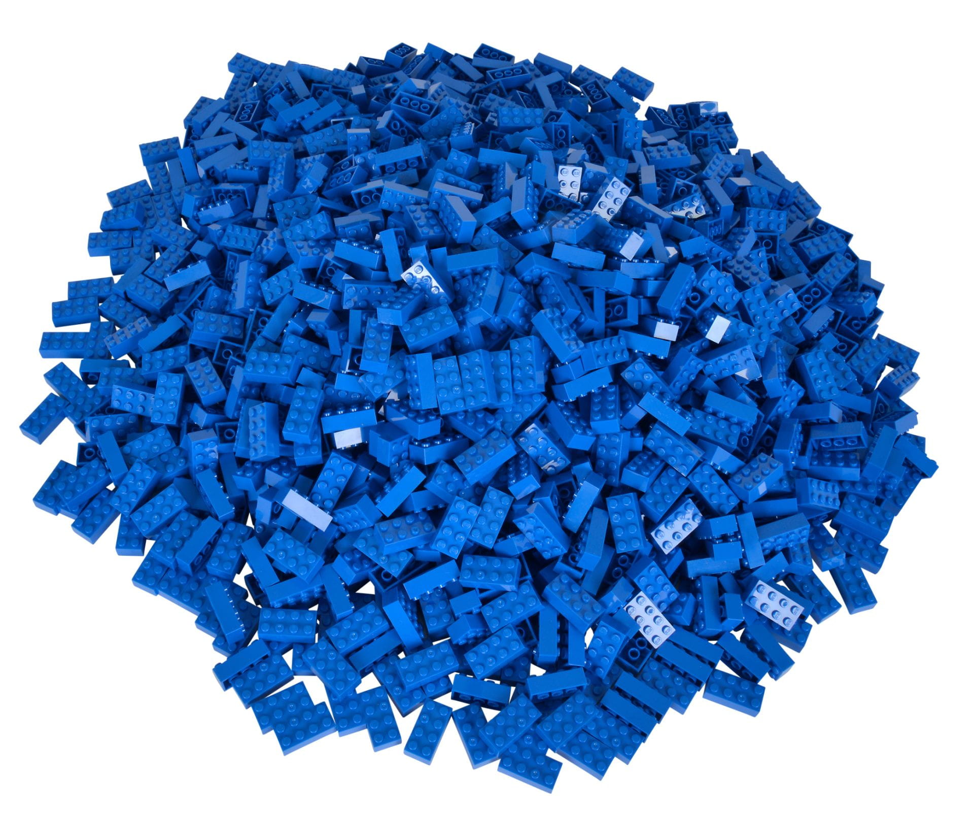 Simba Toys Bausteine Blox 500 blaue 8er Stei