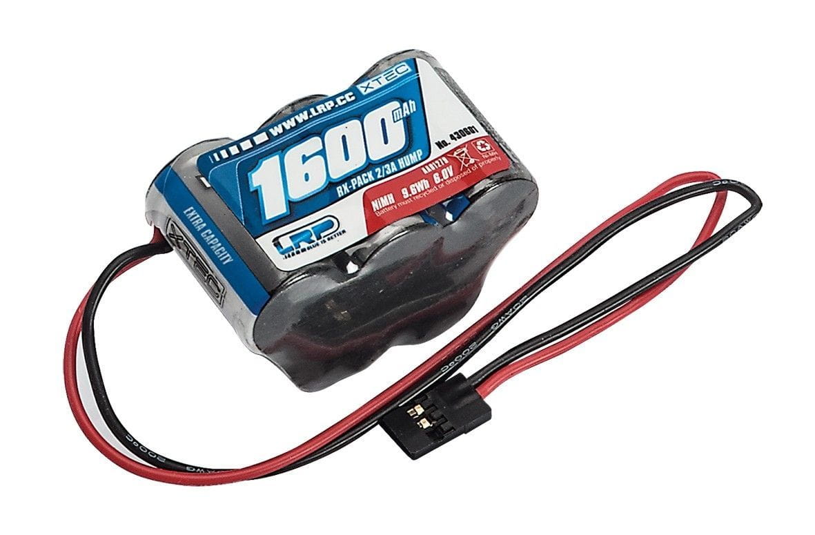 LRP XTEC RX-pack Hump 2/3A NiMH - JR - 6.0V