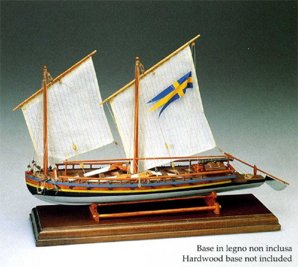 Krick Schwedisches Kanonenboot 1775 Baukasten